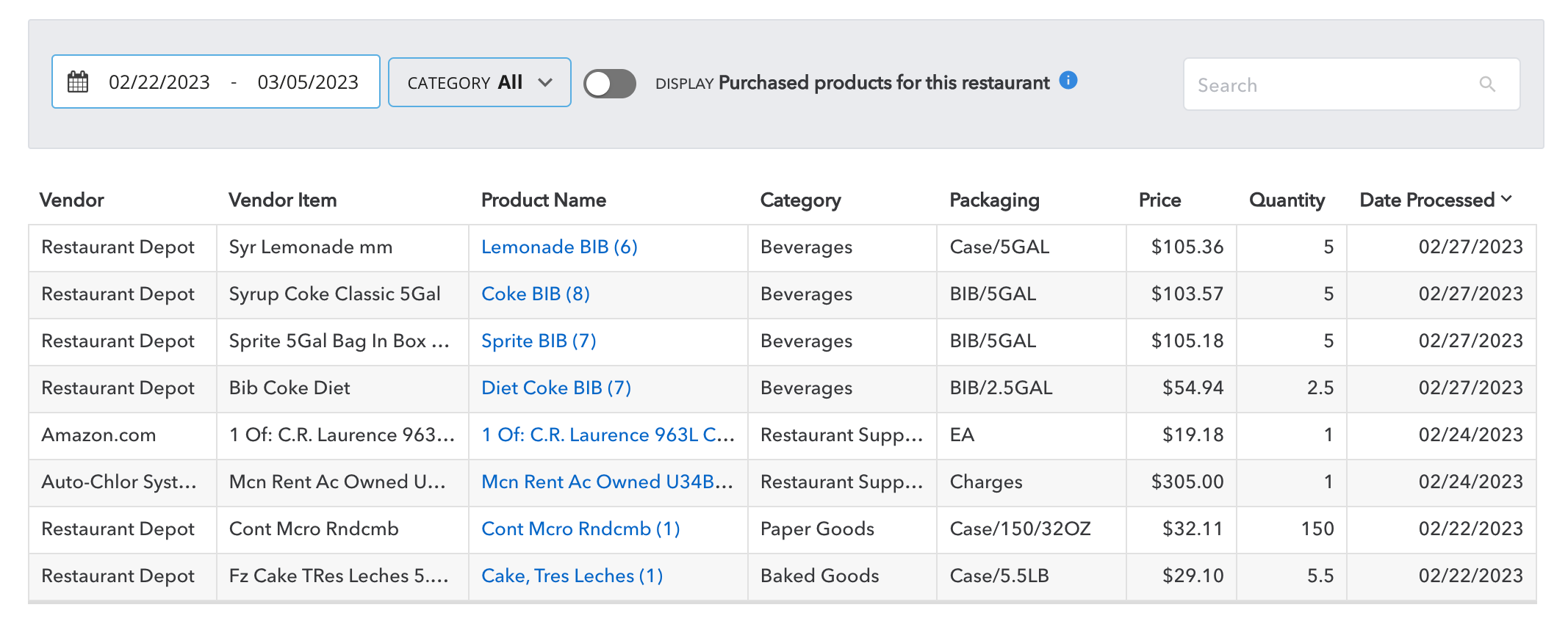Using the New Vendor Item Review – MarginEdge
